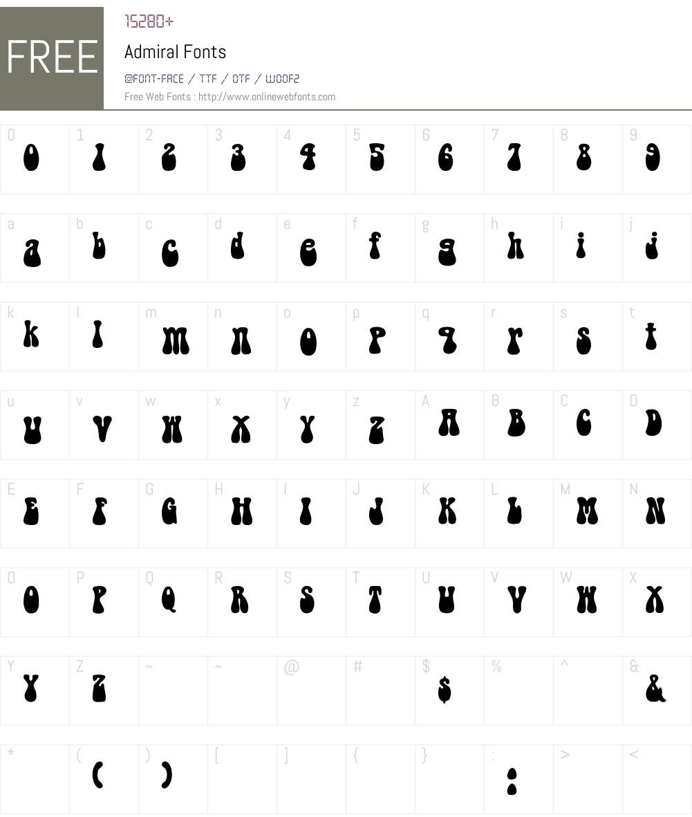 Admiral Admiral Fonts Free Download - OnlineWebFonts.COM