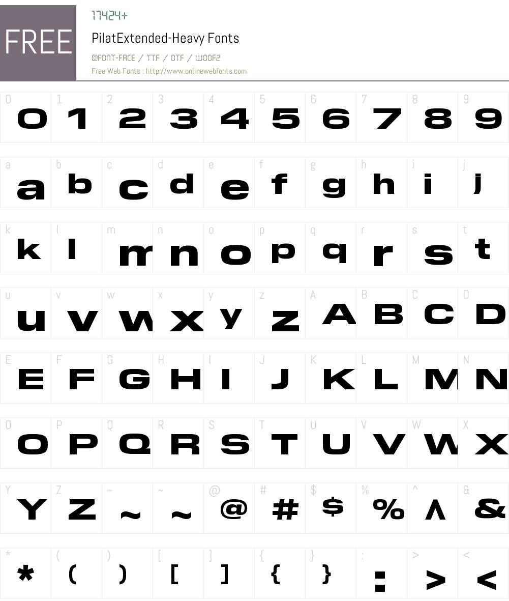 Pilat Extended Heavy 1.0 wf-rip DC20180710 Fonts Free Download ...