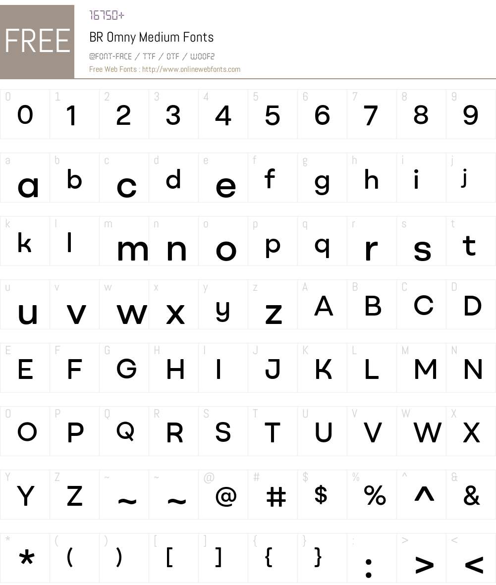BR Omny Medium 1.000;hotconv 1.0.109;makeotfexe 2.5.65596;com.myfonts ...