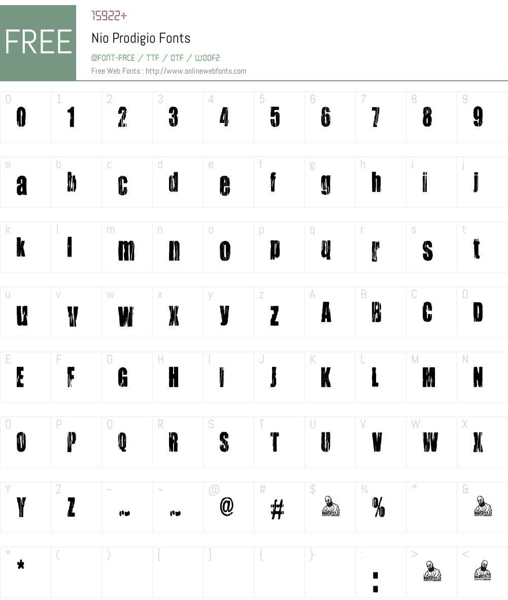 Nio Prodigio 1.00;March 1, 2023;FontCreator 11.0.0.2388 64-bit Fonts ...