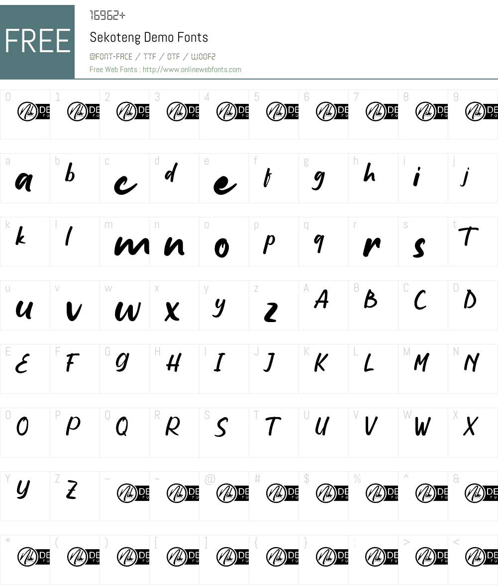 Sekoteng Demo 1.001;Fontself Maker 3.5.7 Fonts Free Download ...