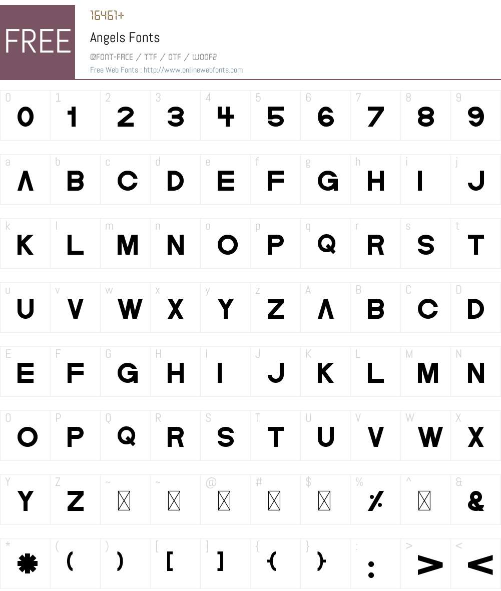 Angels 1.002;Fontself Maker 3.5.8 Fonts Free Download - OnlineWebFonts.COM