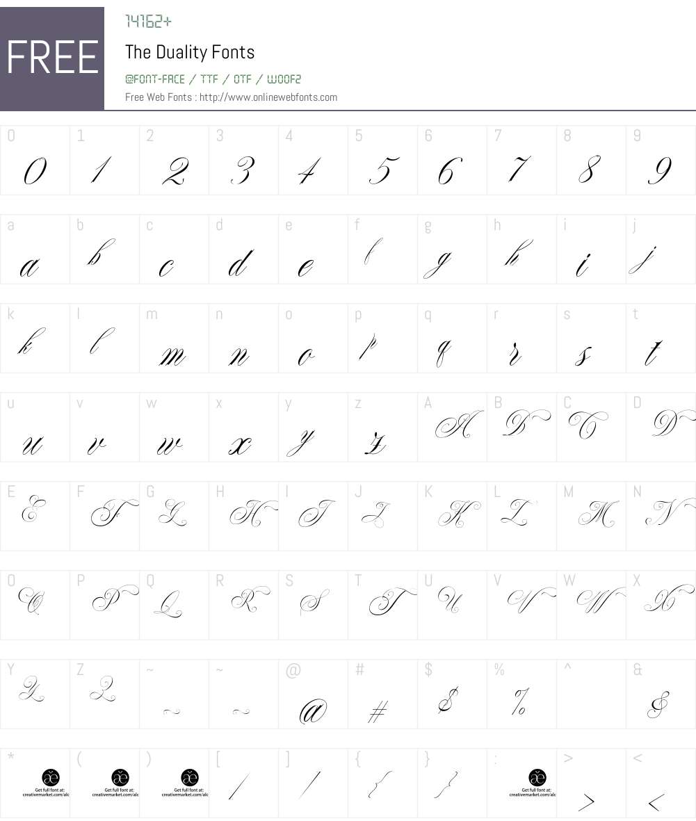The Duality 1.000 Fonts Free Download - OnlineWebFonts.COM