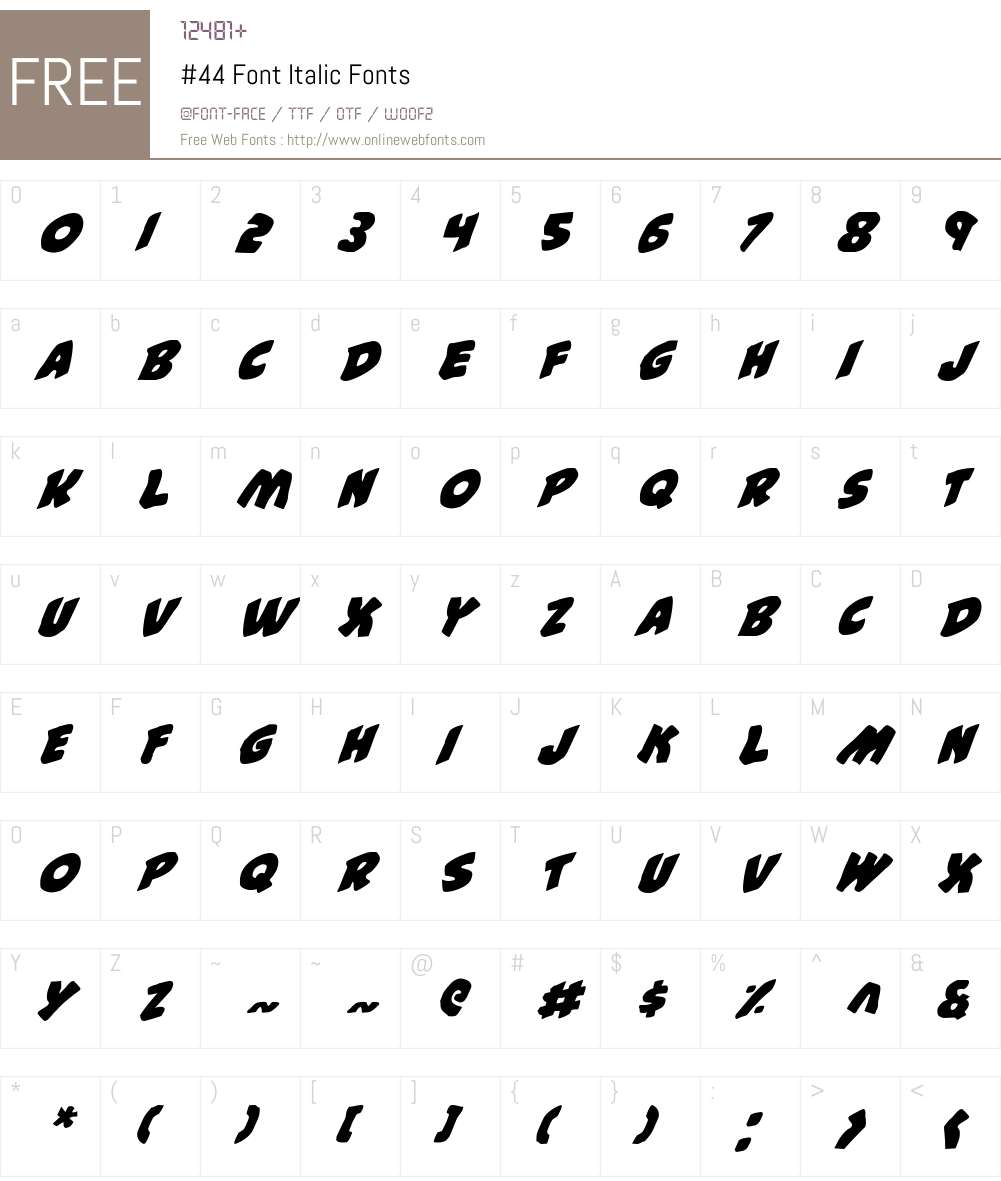 #44 Font Italic V2 2 Fonts Free Download - OnlineWebFonts.COM