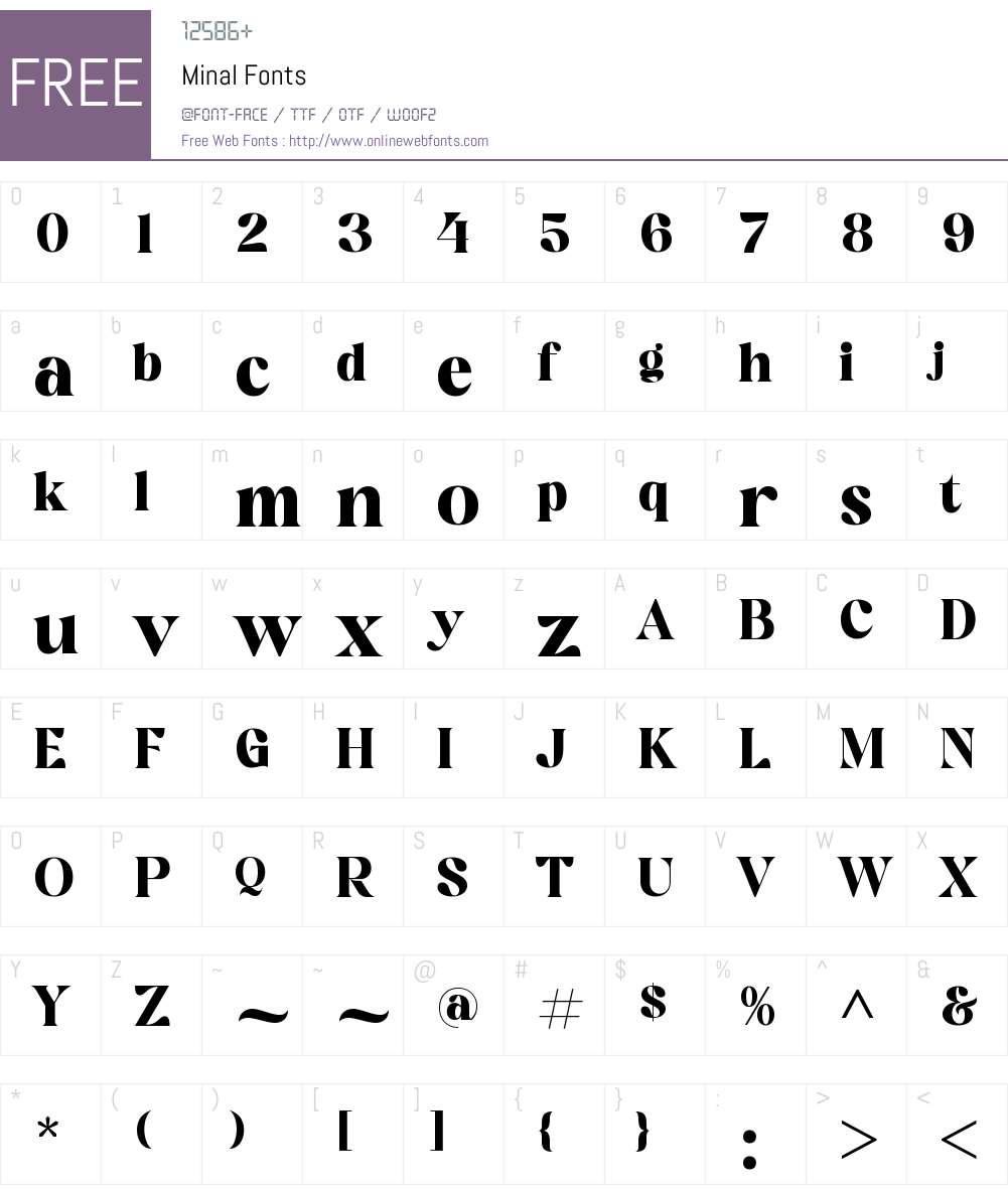Minal 1.00;September 6, 2022;FontCreator 13.0.0.2683 64-bit Fonts Free ...