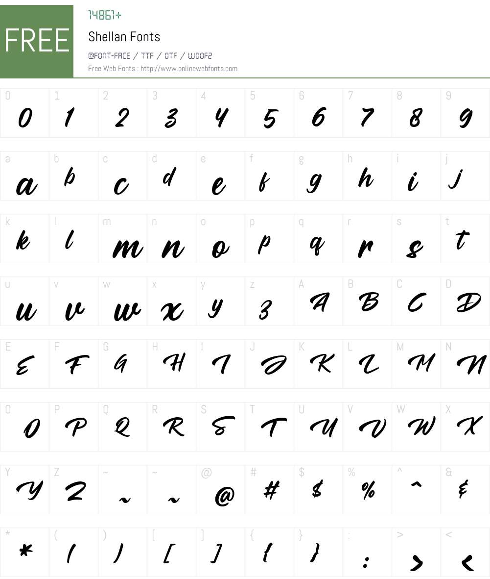 Shellan 1.00;July 13, 2022;FontCreator 12.0.0.2563 64-bit Fonts Free ...