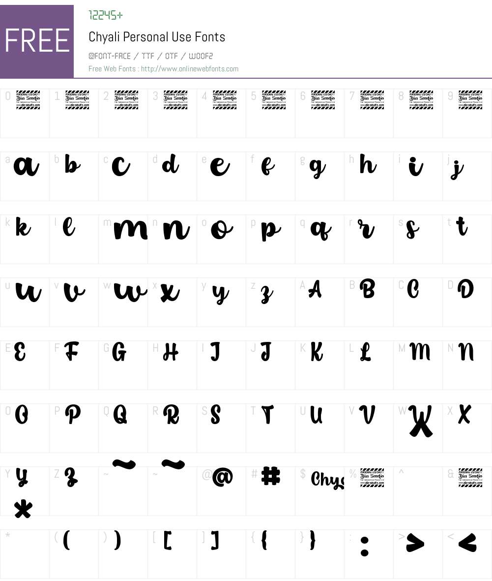 Chyali Personal Use 1.00;September 8, 2020;FontCreator 12.0.0.2567 64 ...