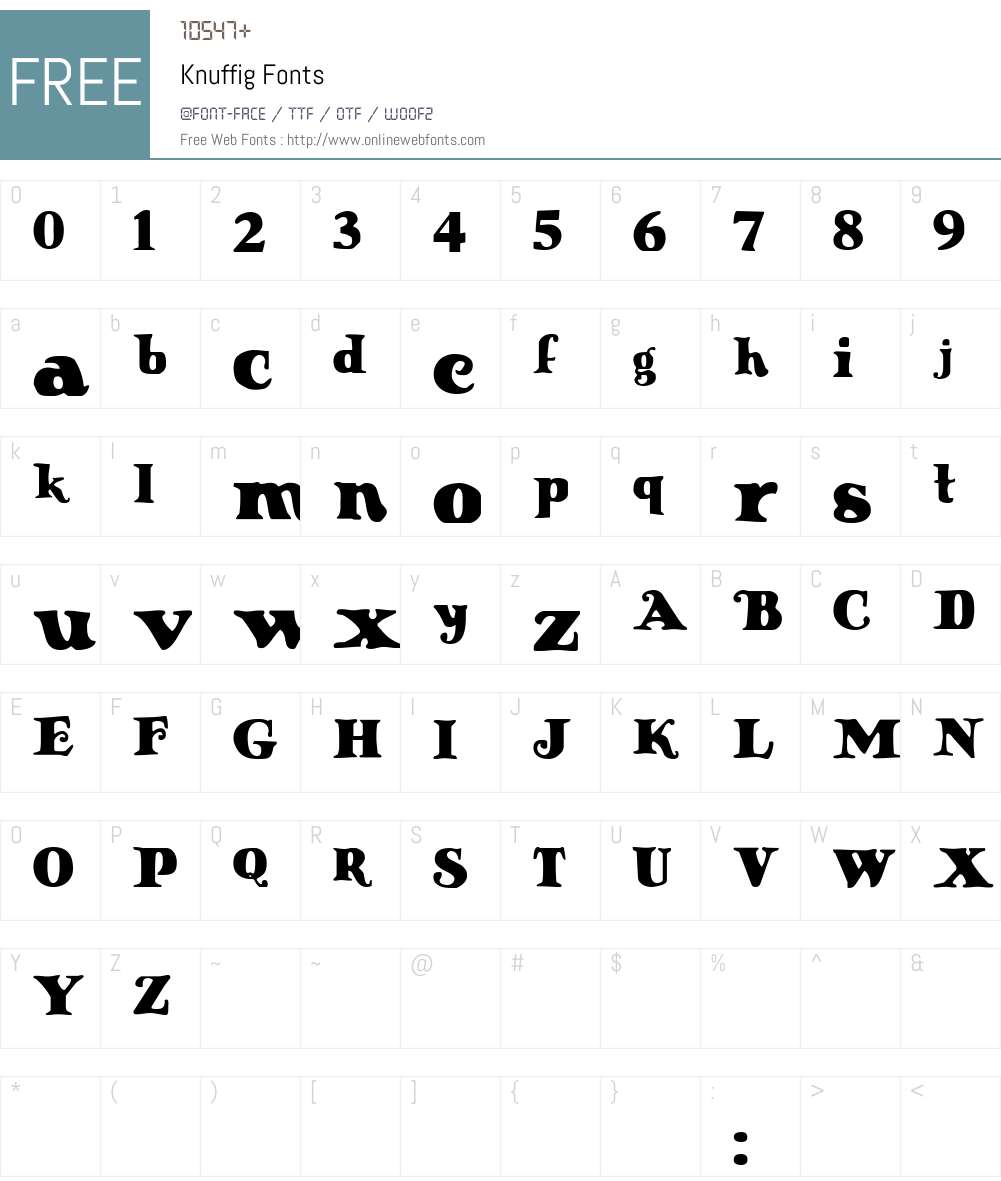 Knuffig V1 001.000 Fonts Free Download - OnlineWebFonts.COM