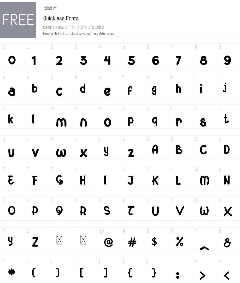 Quickiess 1.009;Fontself Maker 3.5.4 Fonts Free Download - OnlineWebFonts.COM