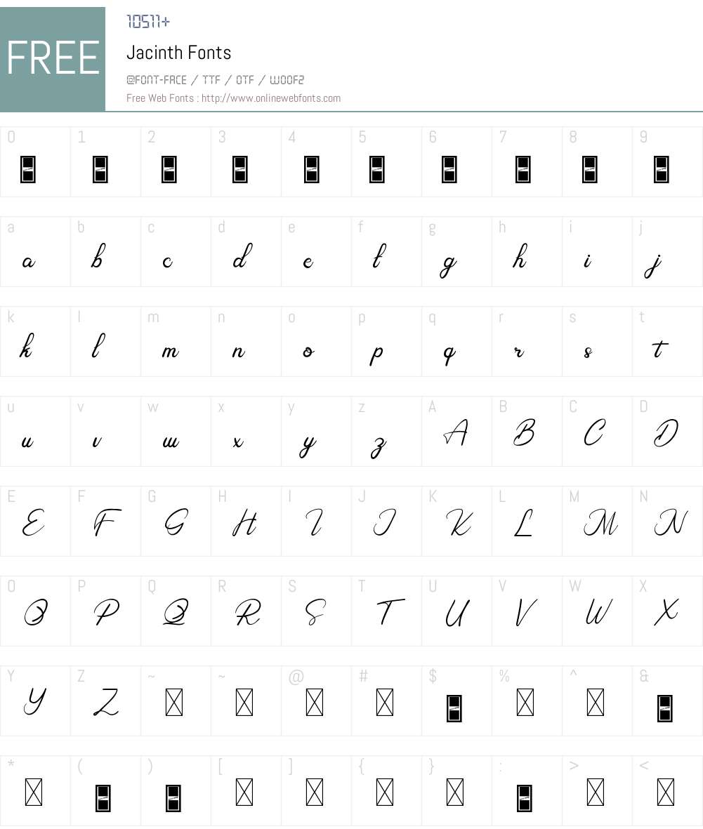 Jacinth 1.001;Fontself Maker 3.5.4 Fonts Free Download - OnlineWebFonts.COM