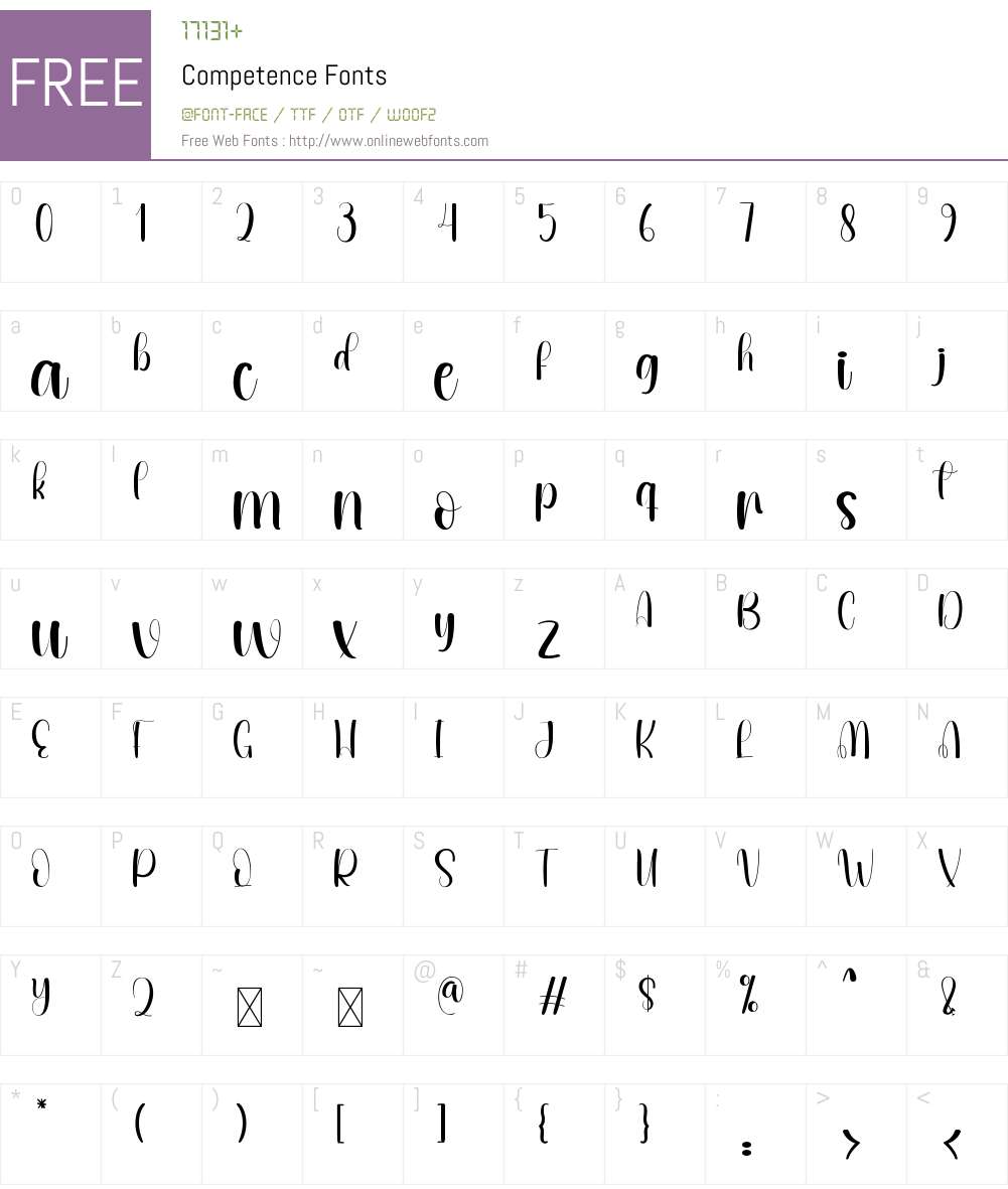 Competence 1.001;Fontself Maker 3.5.8 Fonts Free Download ...