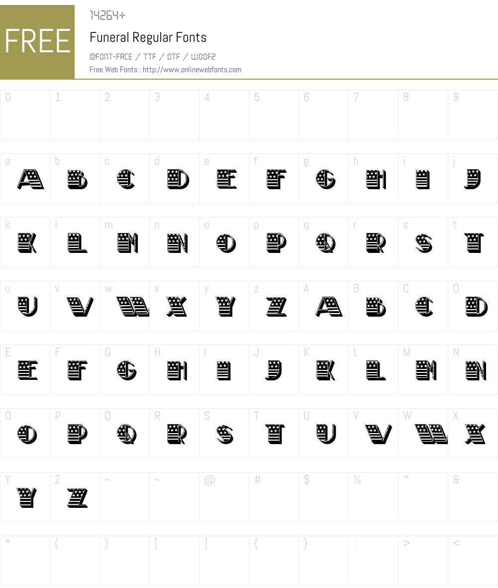 Funeral Regular 1.000 Fonts Free Download - OnlineWebFonts.COM