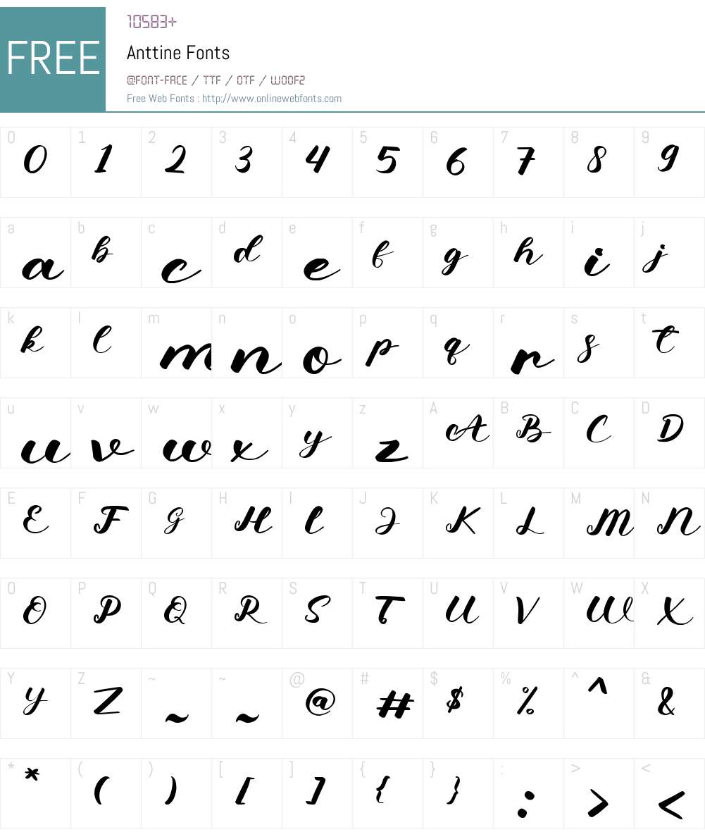 Anttine 1.00;June 7, 2021;FontCreator 13.0.0.2683 64-bit Fonts Free ...