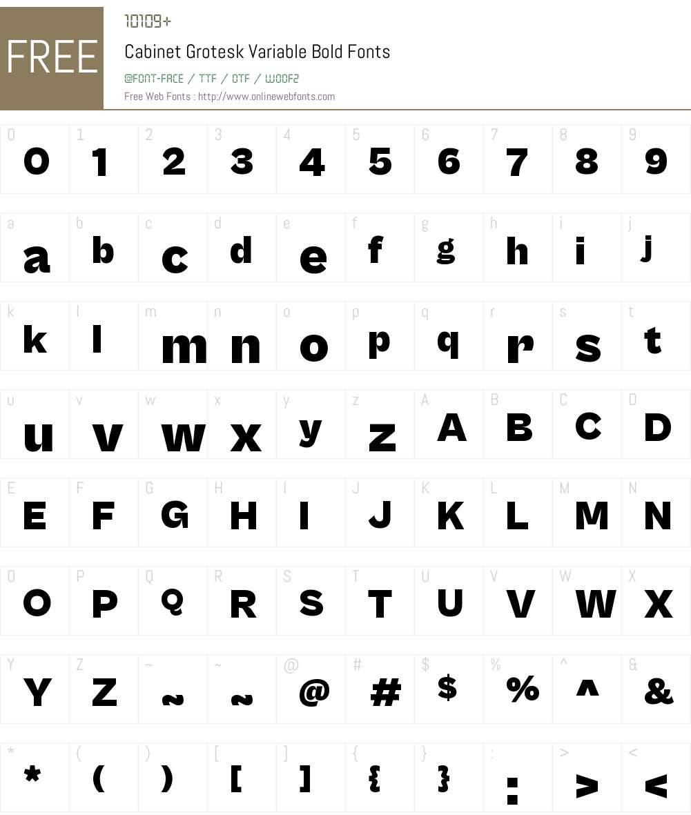 Cabinet Grotesk Variable 1.000 Fonts Free Download - OnlineWebFonts.COM