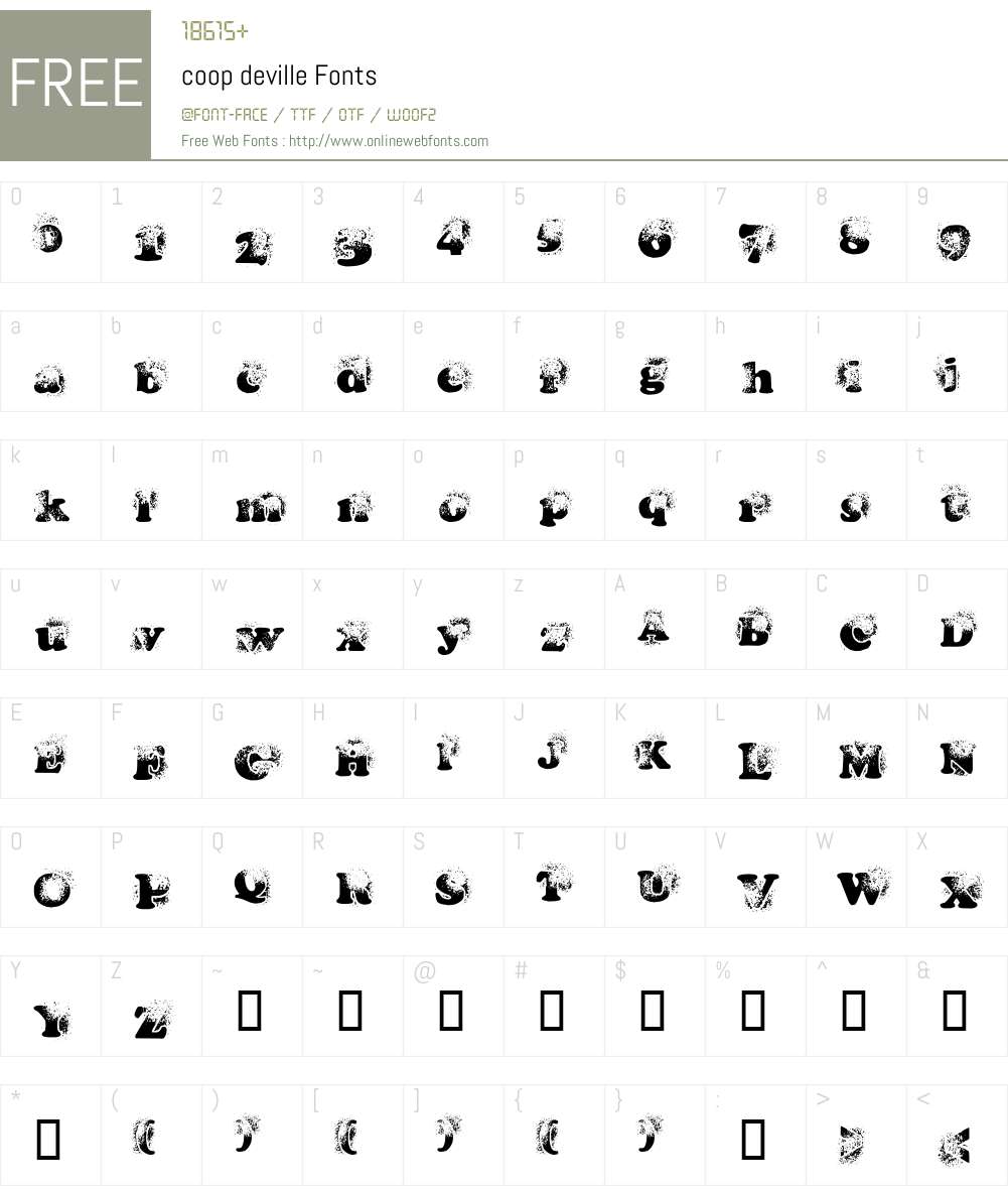 coop deville Macromedia Fontographer 4.1 11/6/2002 Fonts Free Download ...