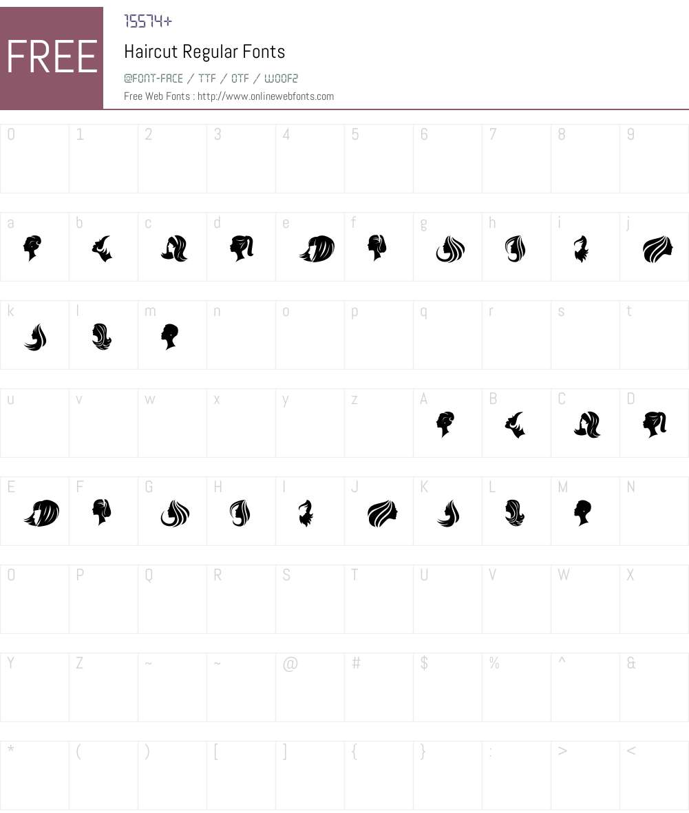 Haircut 1.000 Fonts Free Download - OnlineWebFonts.COM