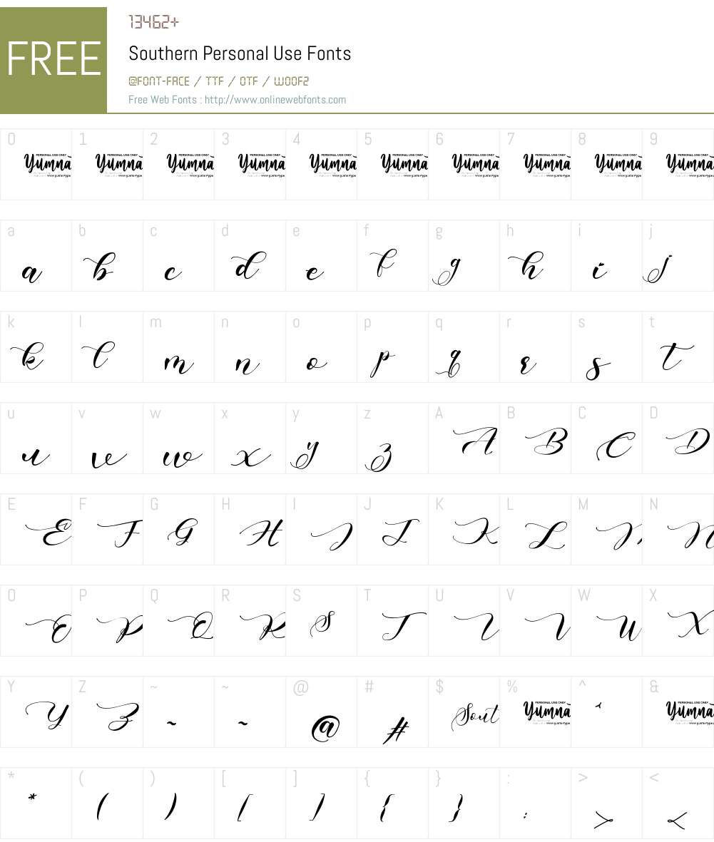 Southern Personal Use 1.00;September 14, 2020;FontCreator 12.0.0.2567 ...