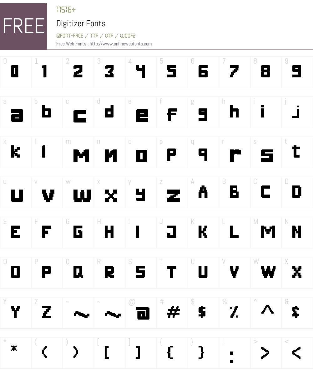 Digitizer 1.002;Fontself Maker 3.1.2 Fonts Free Download ...