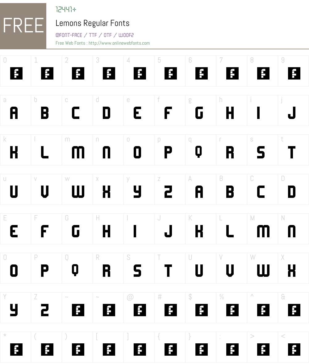 Lemons Regular 1.0 Fonts Free Download - OnlineWebFonts.COM