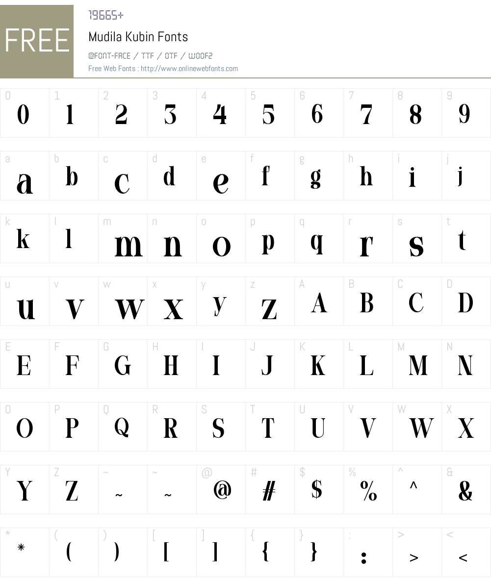Mudila Kubin 1.002;Fontself Maker 3.5.8 Fonts Free Download ...