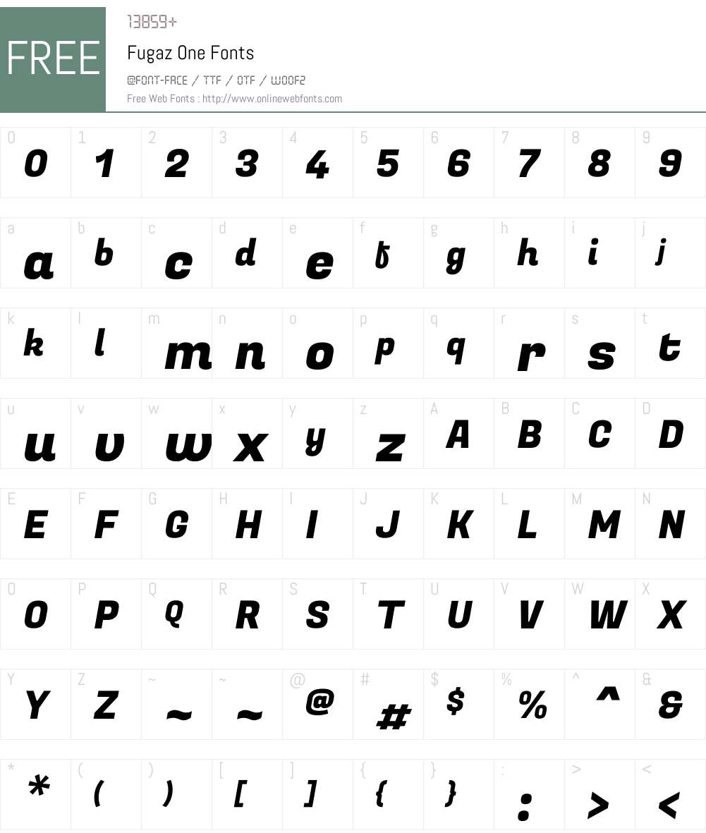 Fugaz One 1.002 Fonts Free Download - OnlineWebFonts.COM