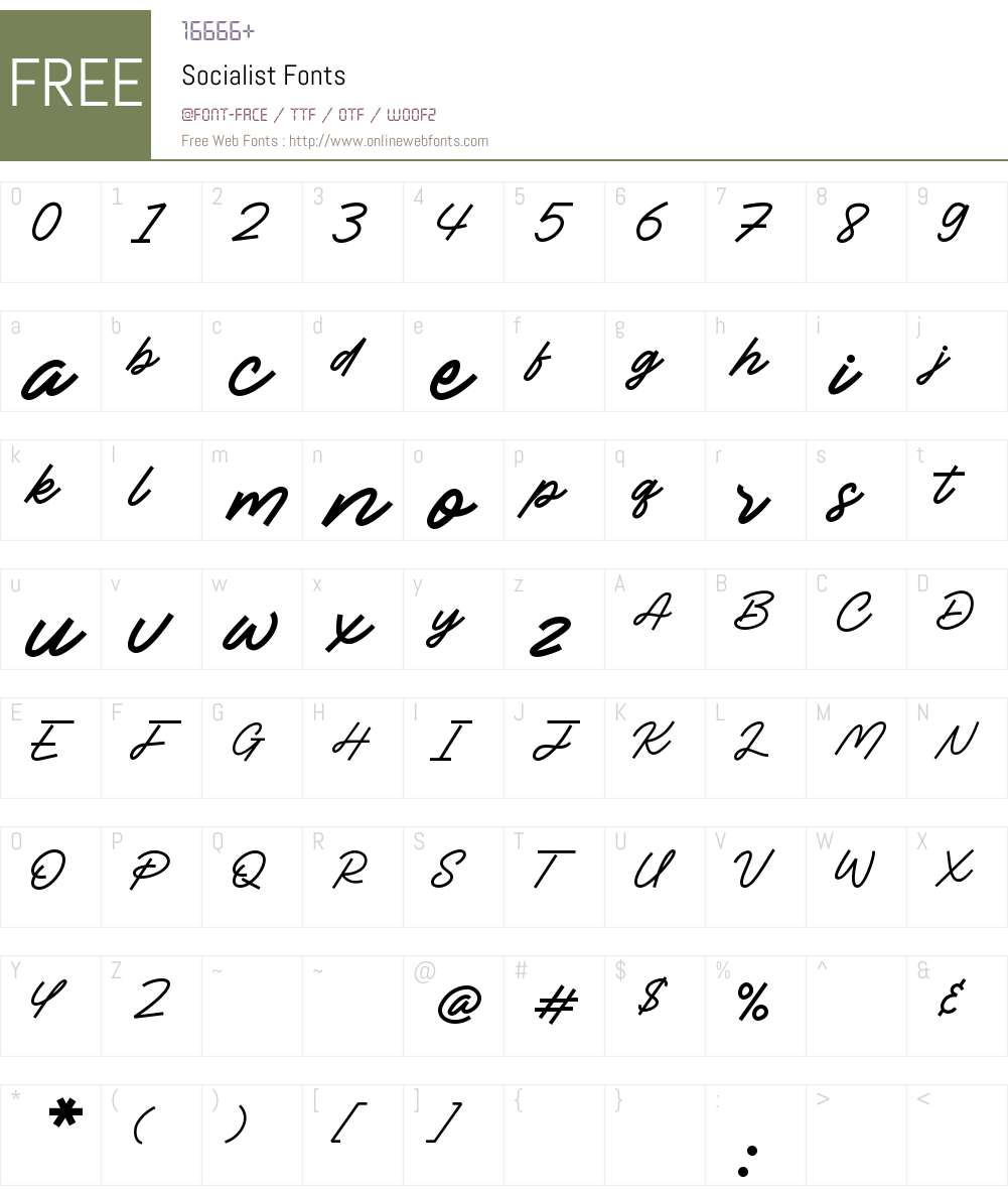 Socialist 1.00;April 28, 2020;FontCreator 11.5.0.2430 64-bit Fonts Free ...