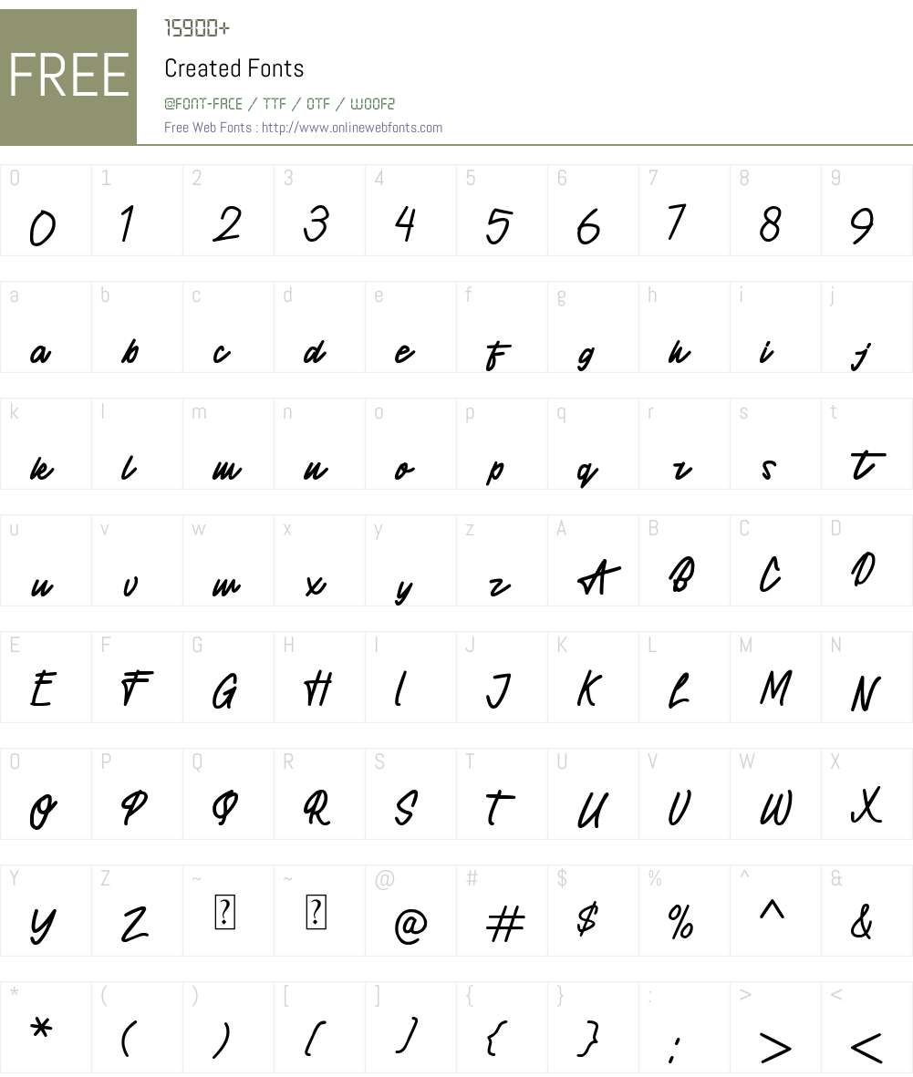 Created 0.003;October 23, 2019;FontCreator 12.0.0.2525 32-bit Fonts ...