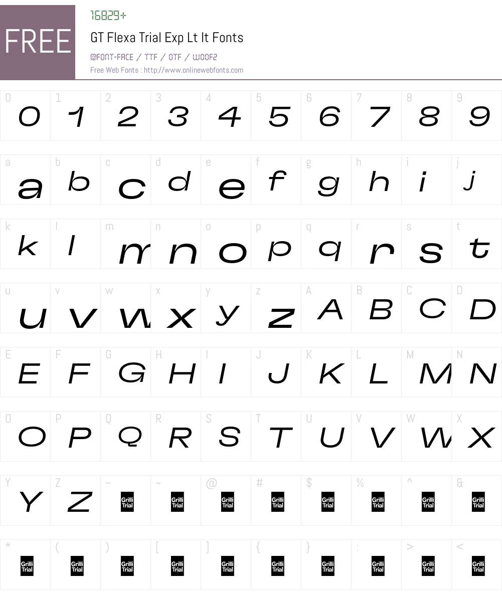 GT Flexa Trial Exp Lt It 3.003;FEAKit 1.0 Fonts Free Download ...