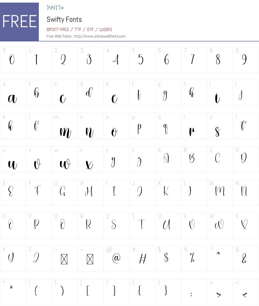 Swifty 1.002;Fontself Maker 3.5.8 Fonts Free Download - OnlineWebFonts.COM
