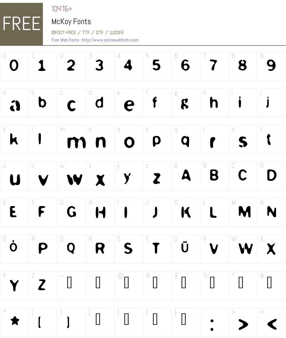 McKoy V1 Macromedia Fontographer 4.1 27.9.2005 Fonts Free Download ...