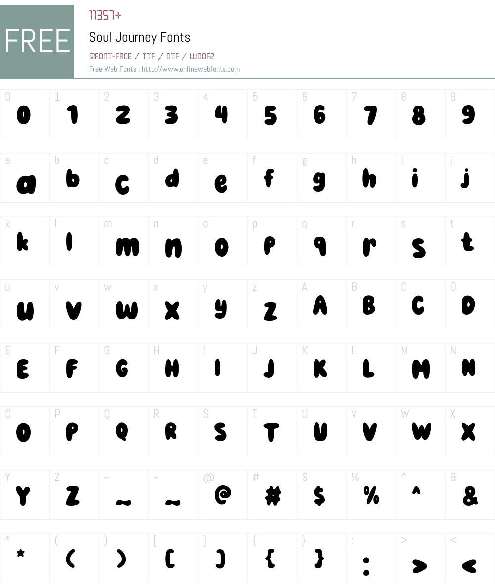 Soul Journey 1.001;Fontself Maker 3.5.8 Fonts Free Download ...