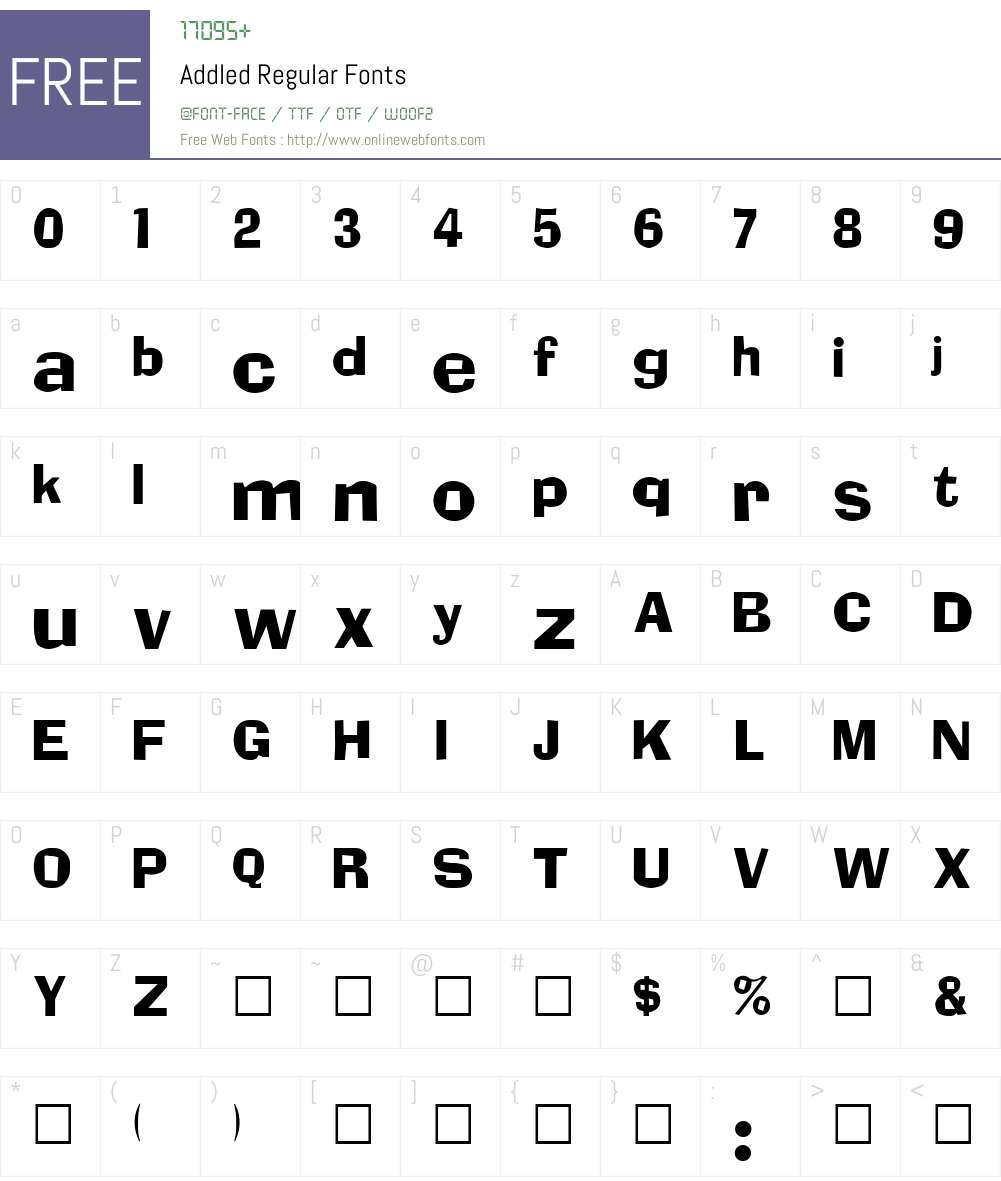 Addled Regular Altsys Fontographer 3.5 2/8/93 Fonts Free Download ...