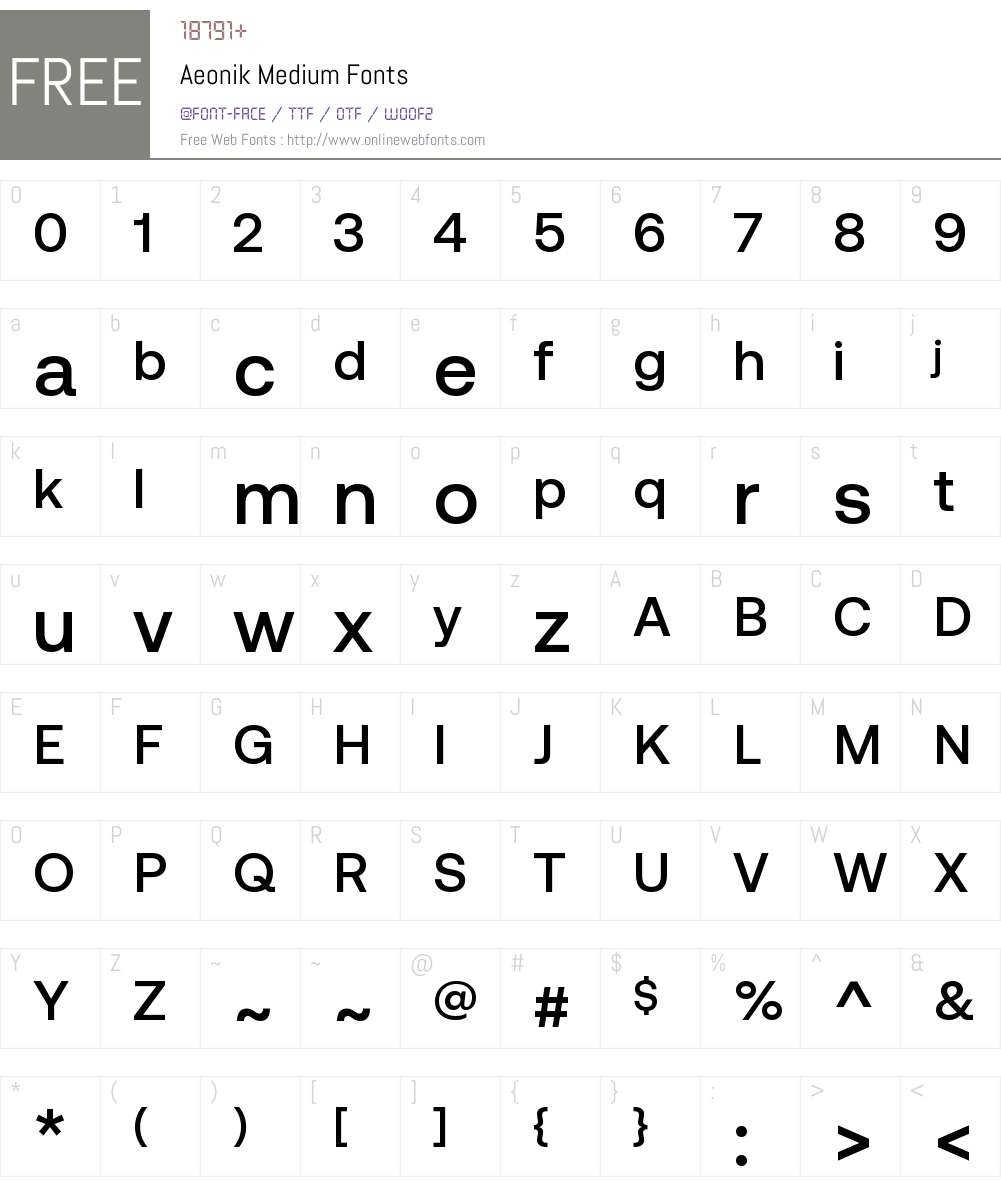Aeonik Medium 2.000;hotconv 1.0.109;makeotfexe 2.5.65596 Fonts Free ...
