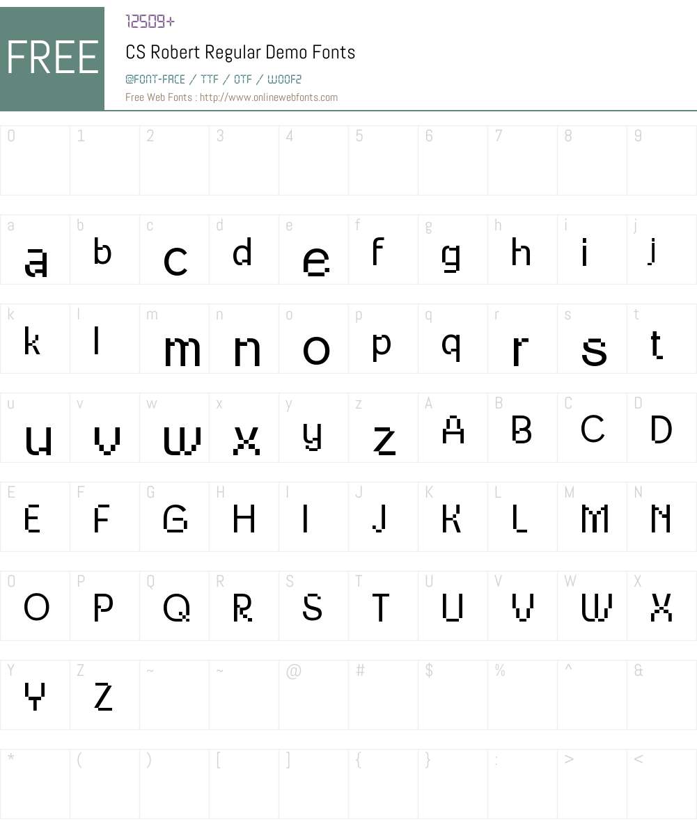CS Robert Demo 1.000 Fonts Free Download - OnlineWebFonts.COM
