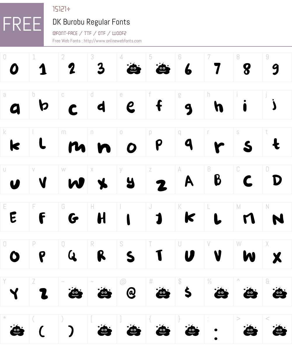 DK Burobu Regular 1.000 Fonts Free Download - OnlineWebFonts.COM