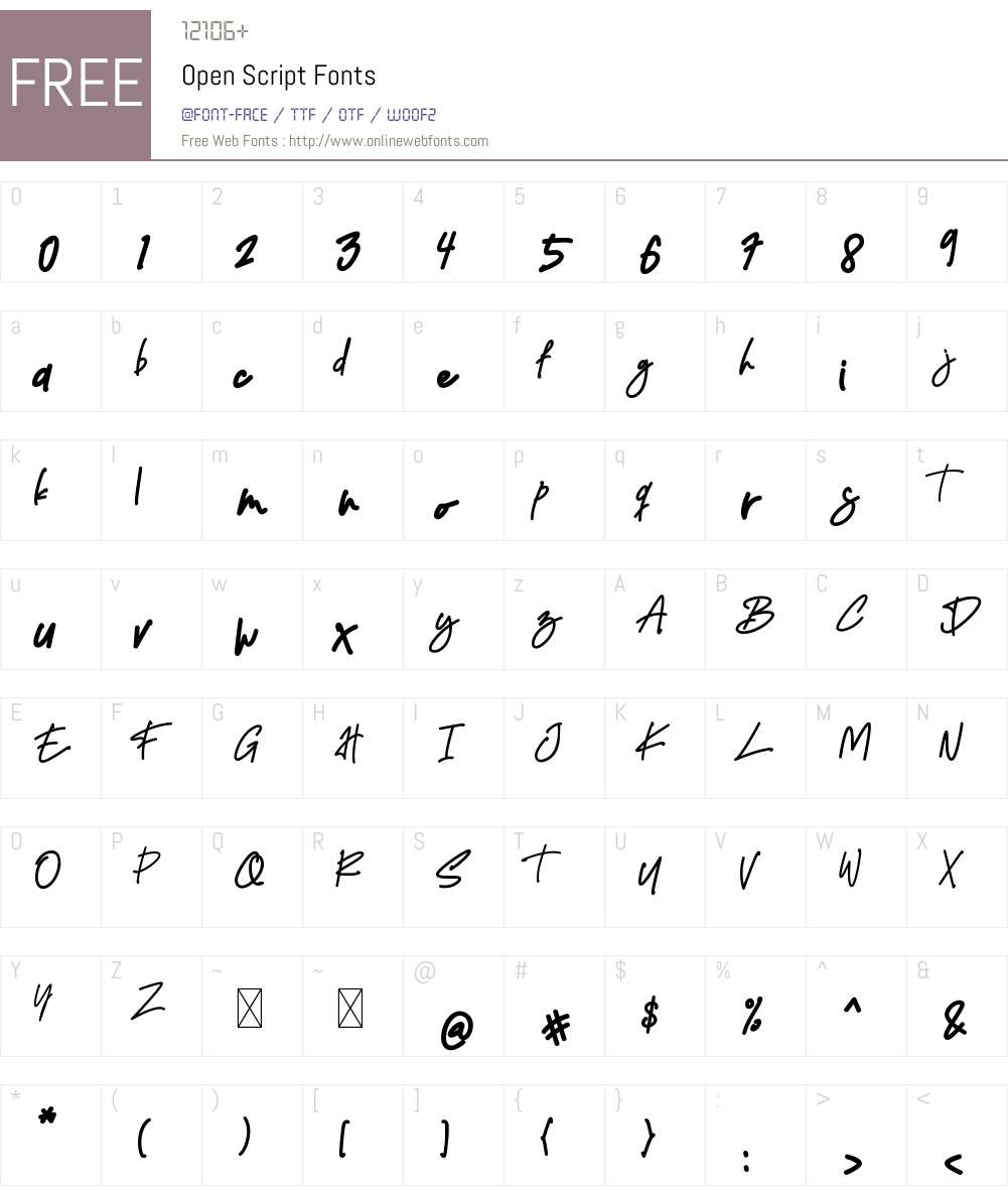 Open Script 1.018;Fontself Maker 3.5.7 Fonts Free Download ...