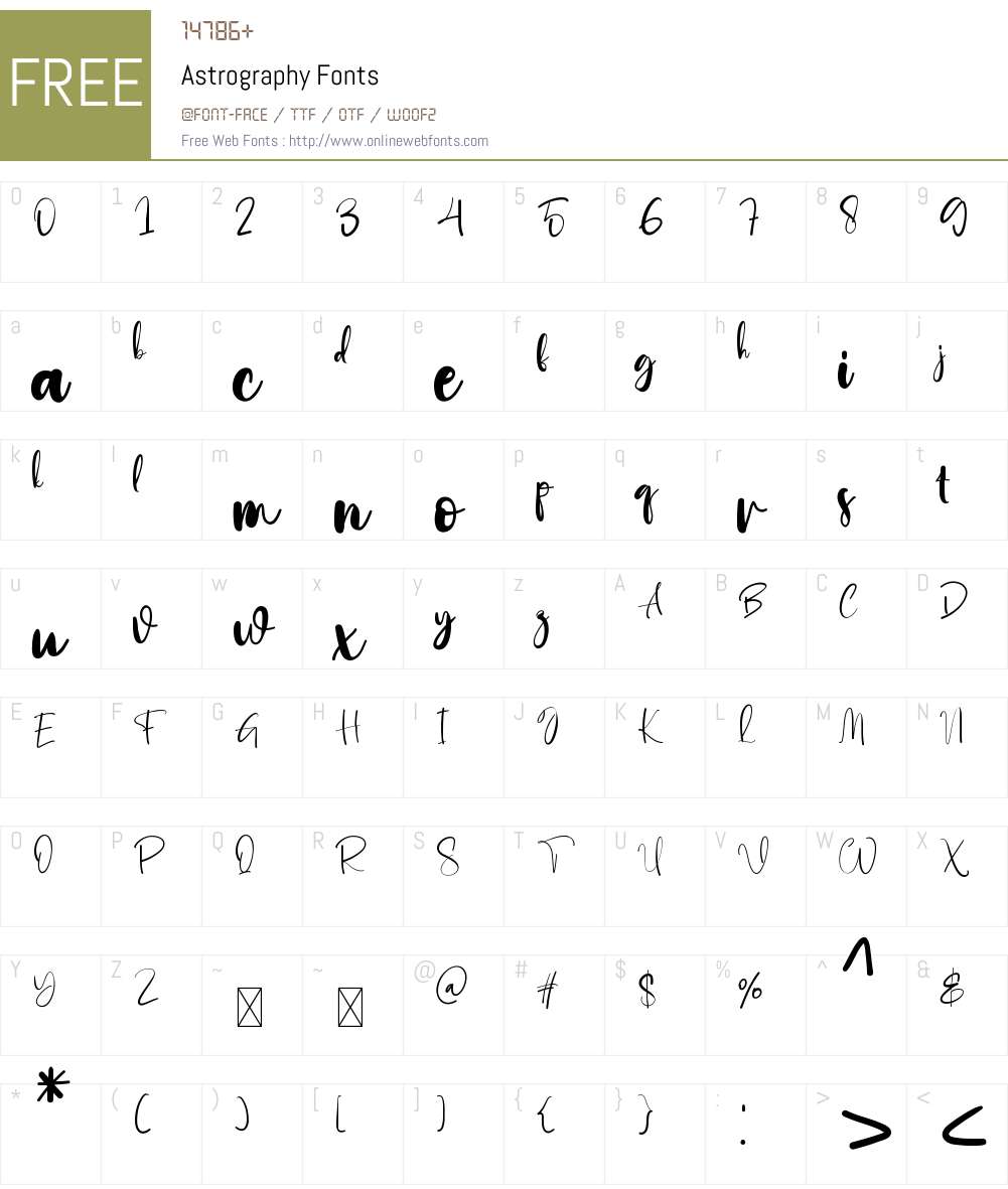 Astrography 1.001;Fontself Maker 3.5.8 Fonts Free Download ...