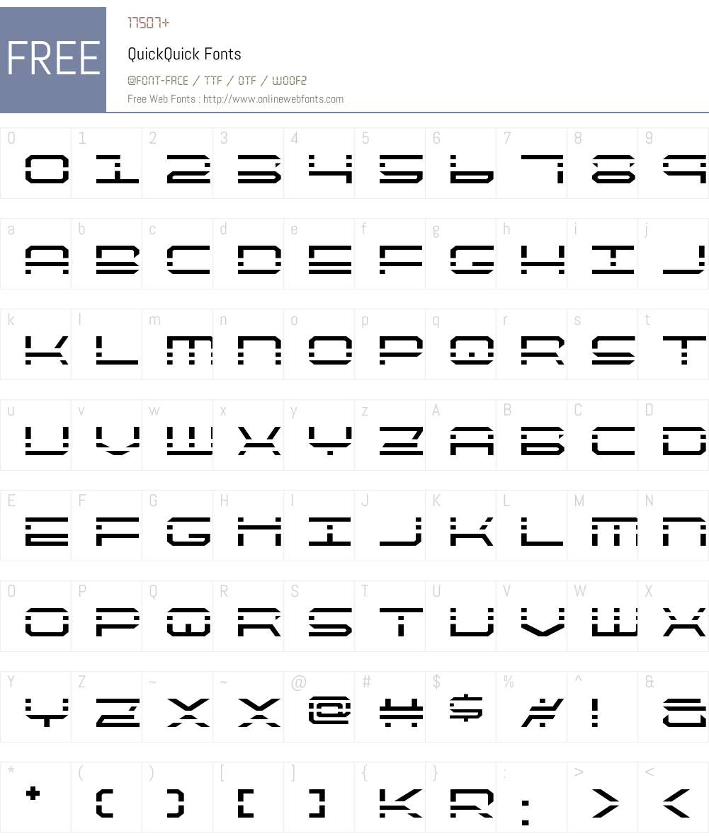 QuickQuick 3.0; 2019 Fonts Free Download - OnlineWebFonts.COM