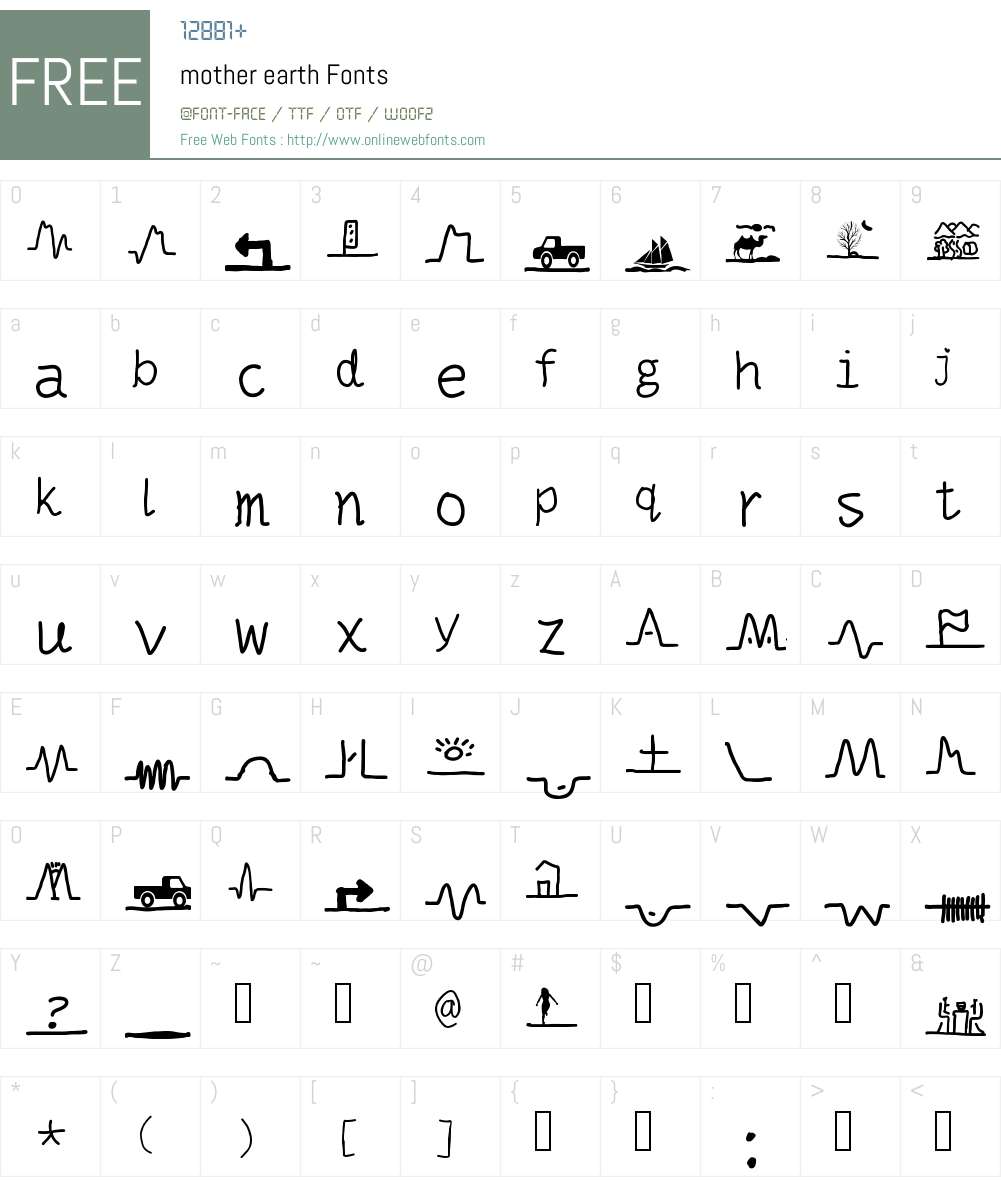 mother earth 1.0 Fonts Free Download - OnlineWebFonts.COM