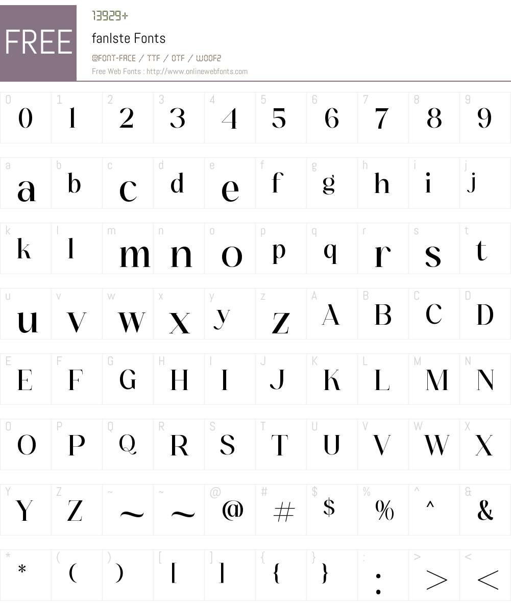 fanlste 1.00;November 3, 2022;FontCreator 13.0.0.2683 64-bit Fonts Free ...