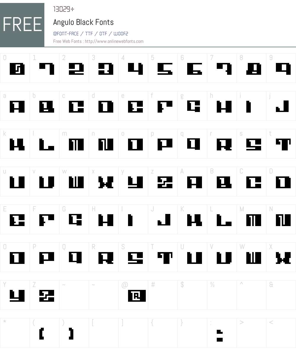Angulo Black 1.000 Fonts Free Download - OnlineWebFonts.COM