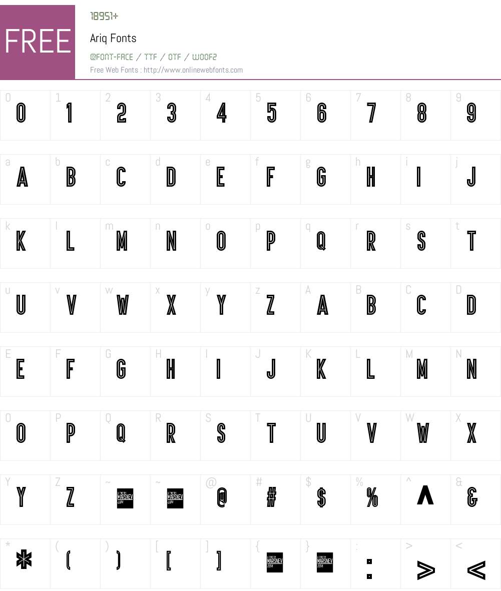 Ariq 1.0 Fonts Free Download - OnlineWebFonts.COM