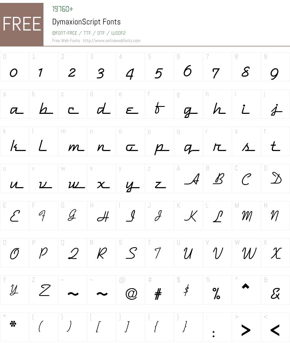 DymaxionScript Converted from e: ickfo~1DYS_____.TF1 by ALLTYPE Fonts ...