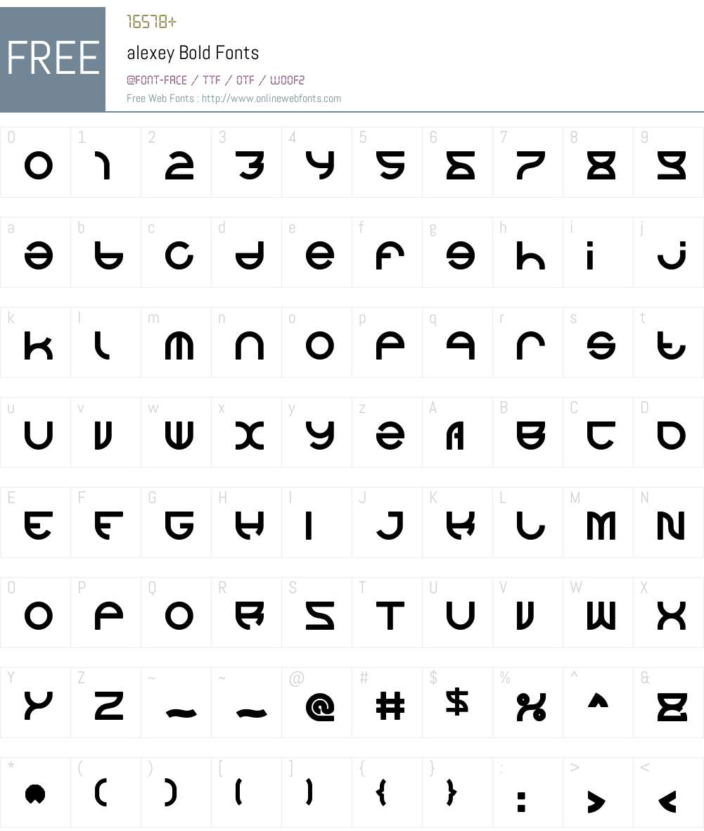 alexey Bold 1.00;June 22, 2020;FontCreator 11.5.0.2430 64-bit Fonts ...
