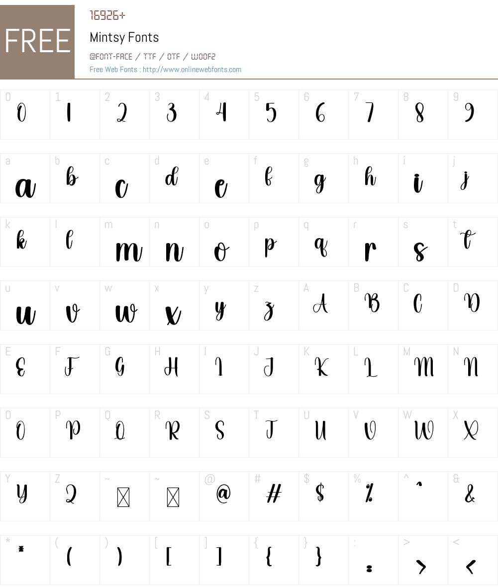 Mintsy 1.002;Fontself Maker 3.5.8 Fonts Free Download - OnlineWebFonts.COM