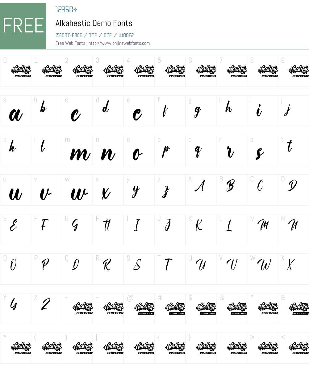 Alkahestic Demo 1.002;Fontself Maker 3.5.7 Fonts Free Download ...