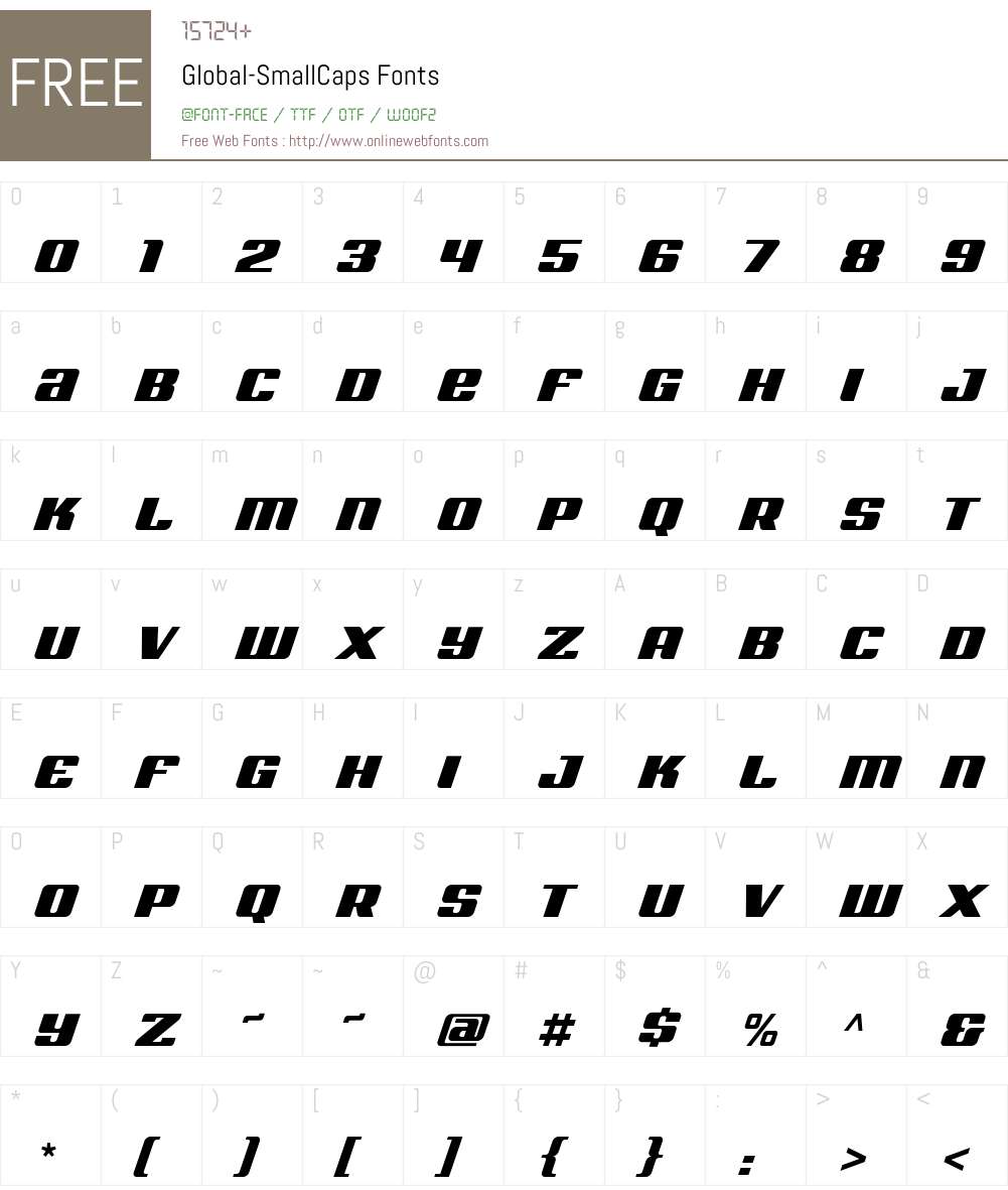 Global-SmallCaps 001.000 Fonts Free Download - OnlineWebFonts.COM