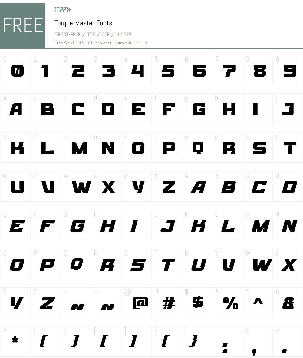 Torque-Master 1.001;Fontself Maker 3.5.7 Fonts Free Download ...