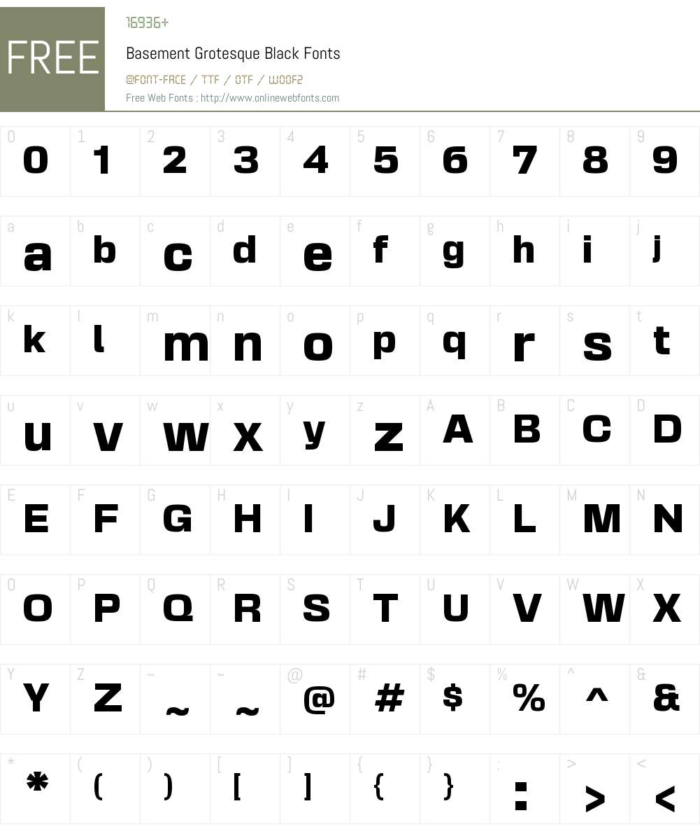 Basement Grotesque Roman 1.201;FEAKit 1.0 Fonts Free Download ...