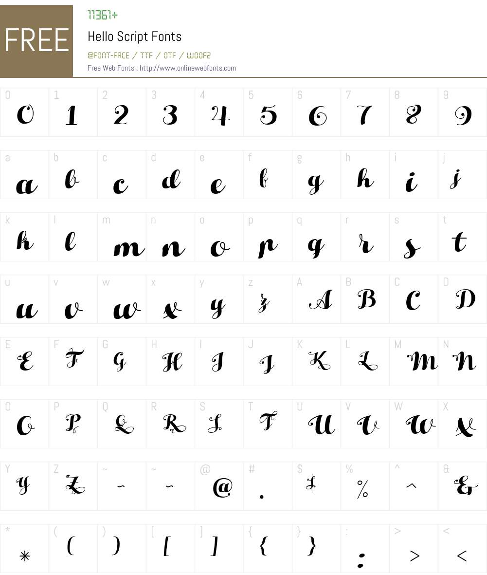 Hello Script 1.000;com.myfonts.easy.zetafonts.hello-script.regular ...